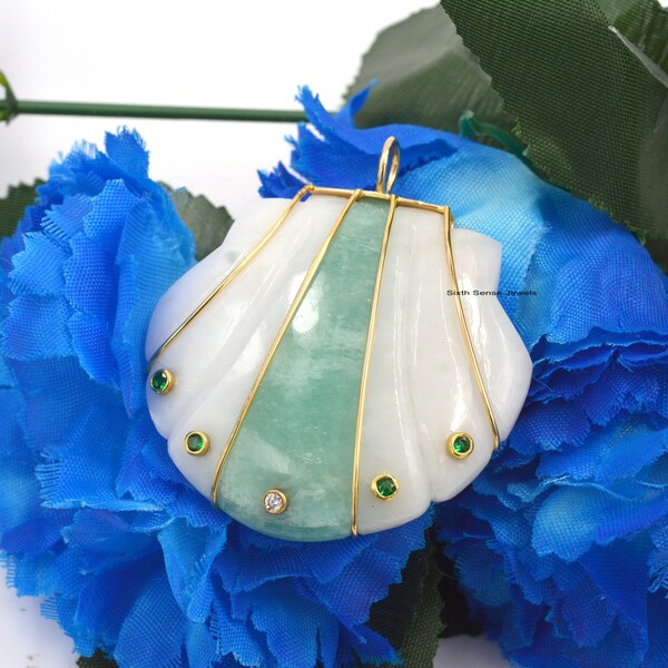 Sea Shell Pendant - Etsy