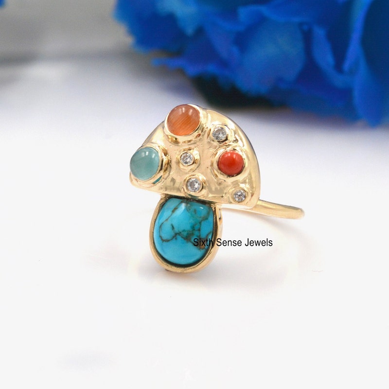 Mushroom Ring - Etsy