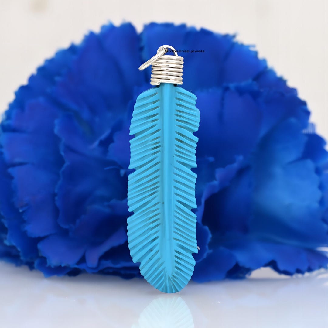 14K Gold Abalone Feather Pendant, Abalone Feather Pendant, Carved Shell ...