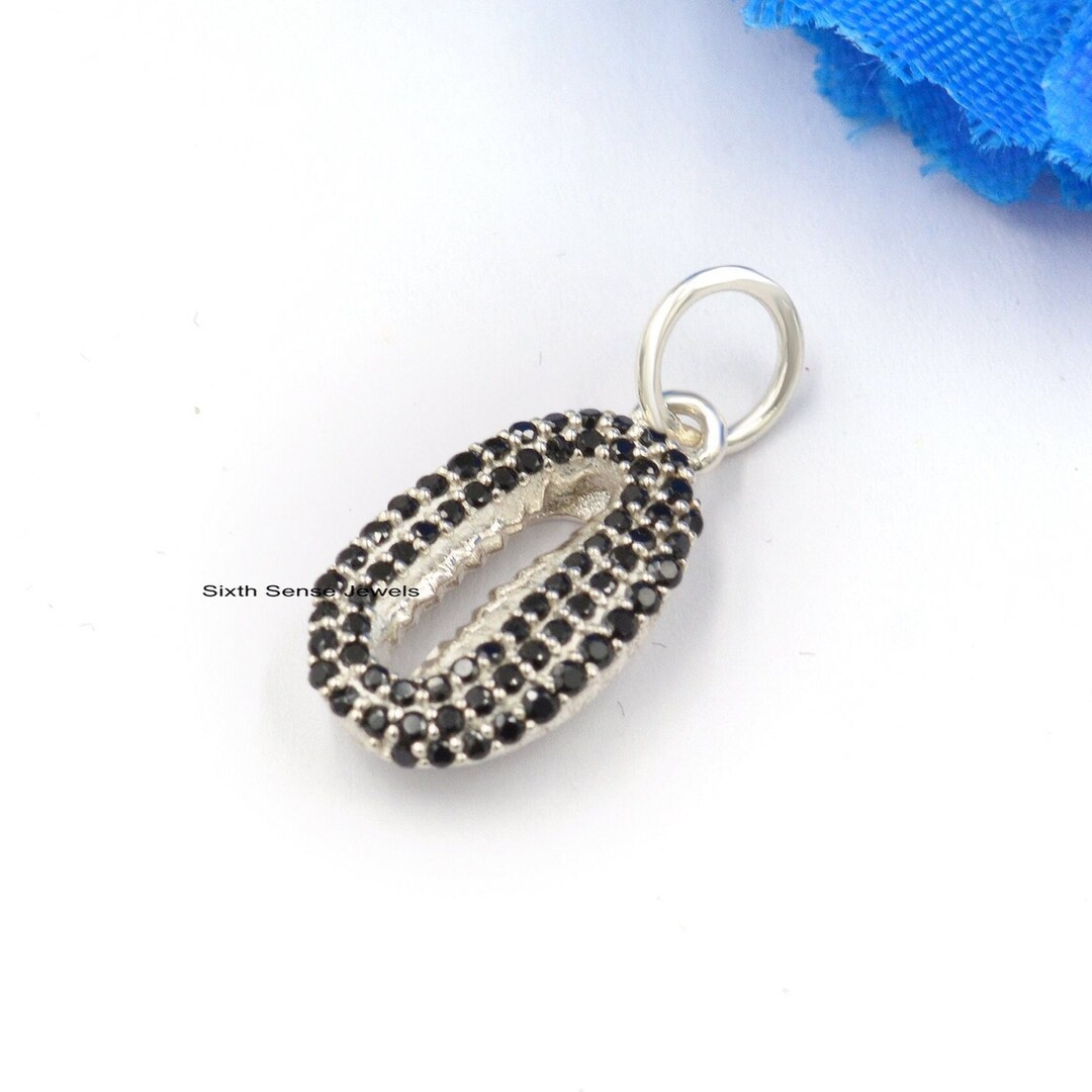 Diamond Cowrie Shell Pendant, Pave Diamond Cowrie Pendant, Diamond ...