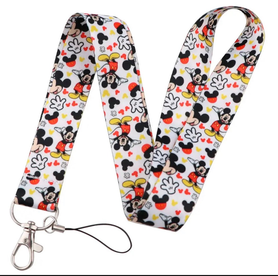 Mickey Mouse Lanyard Disney Pin Trading Lanyard - Etsy