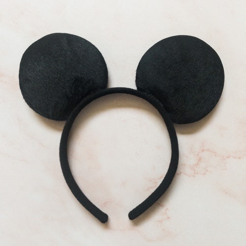 Mickey Ears for Adults Women Mouse Ears Black Velvet Mickey - Etsy