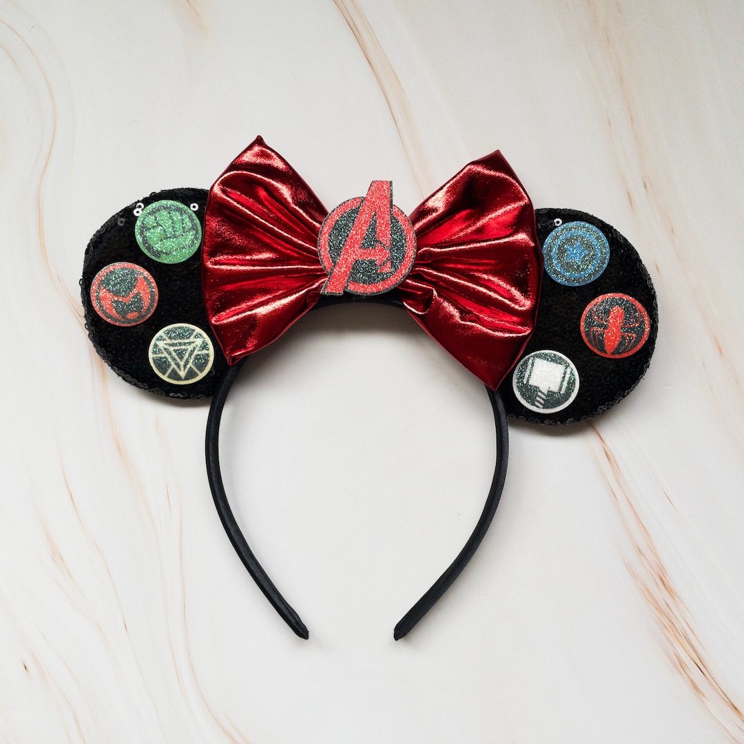 Avengers Minnie Mouse Ears Marvel Mickey Ears - Etsy