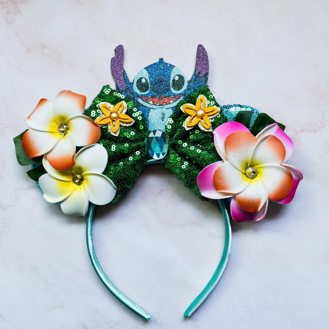 Stitch Minnie Ears, Lilo and Stitch Minnie Ears, Hawaiian Minnie Ears ...