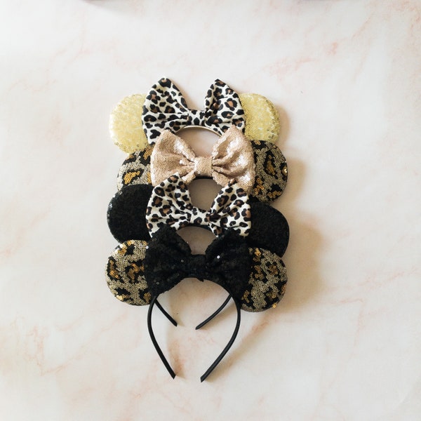 Leopard Minnie Mouse - Etsy