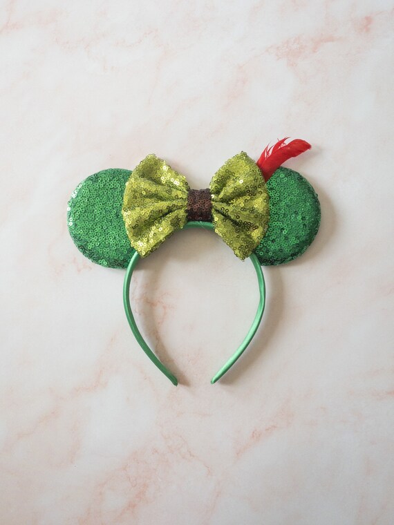 Peter Pan Minnie Mouse Ears | Etsy