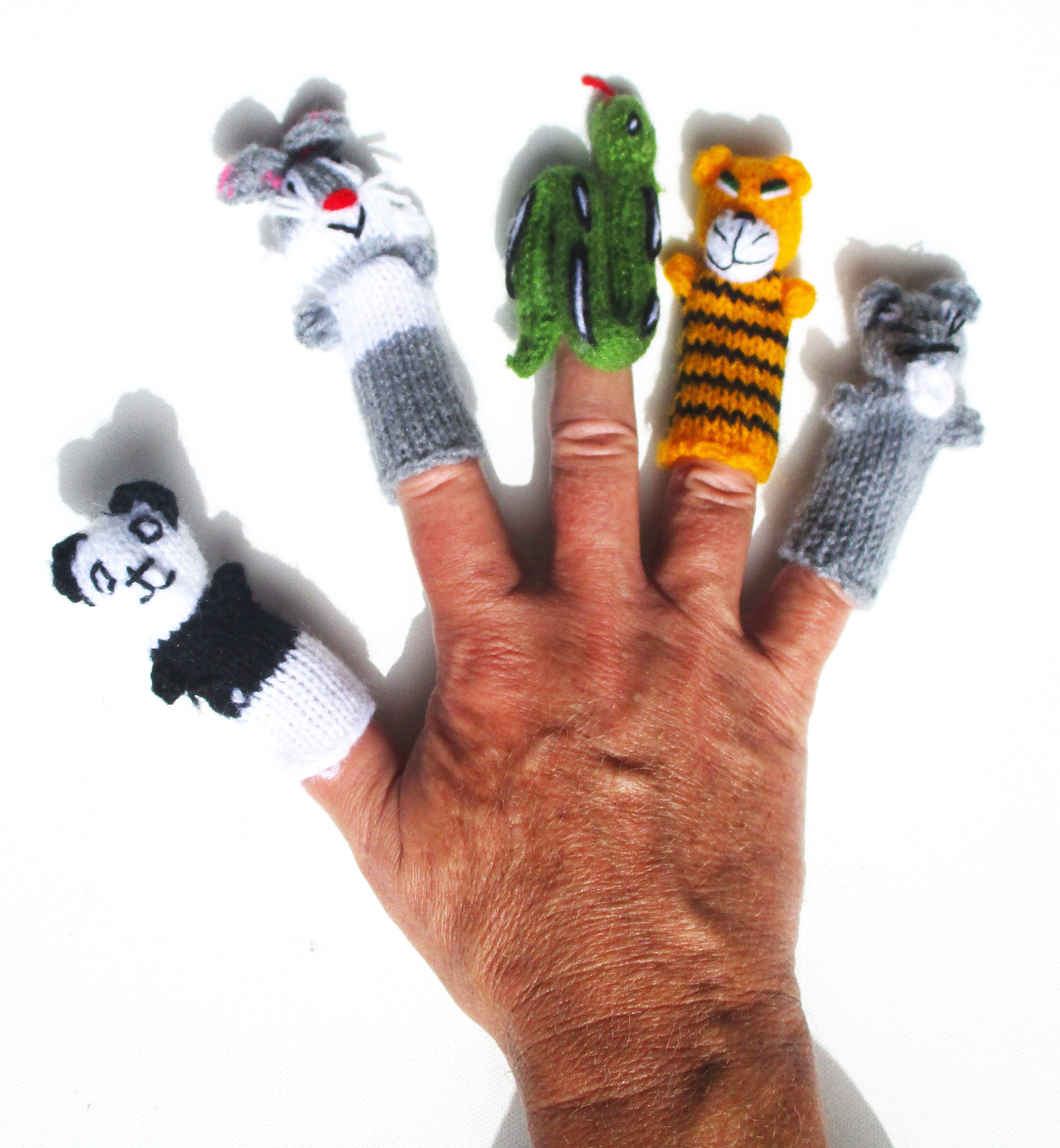 Peruvian Original Finger Puppets Lot of 10 Handwoven and Hand Knit ...