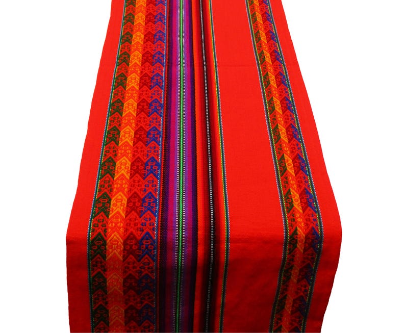 Andean Table Runner: Hand-sewn Peruvian Fiber, 14x84 Inches - Etsy