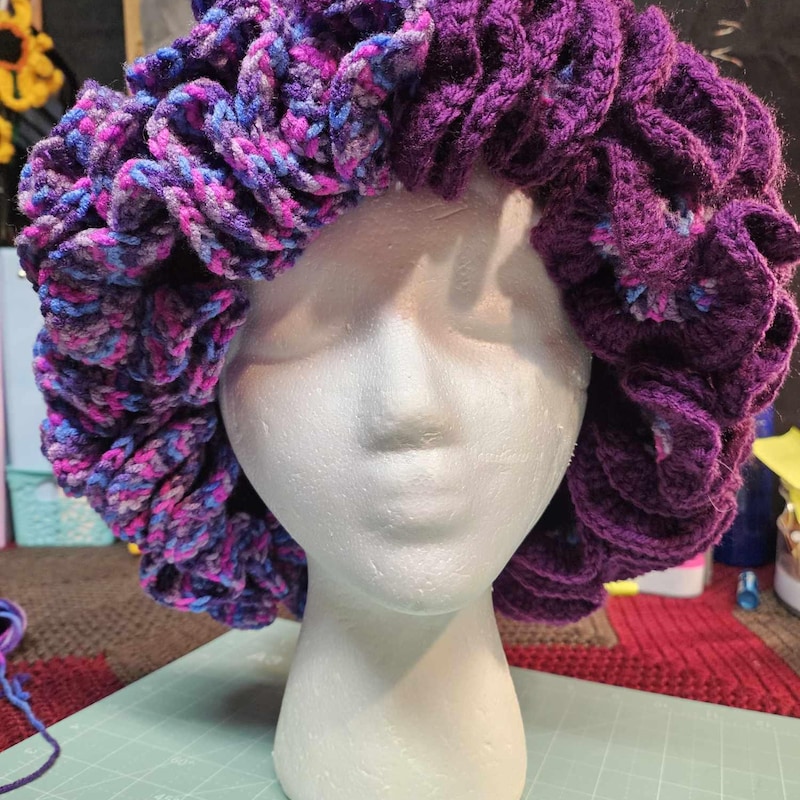 Crochet Ruffle Hat - Etsy