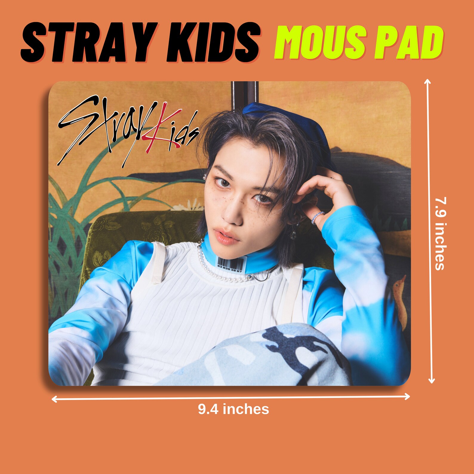 Stray Kids Computer Mouse Pad, K-pop Pictorial Design, Non-slip ...
