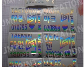 NCT Dream Bias Lightstick Set Sticker | Etsy