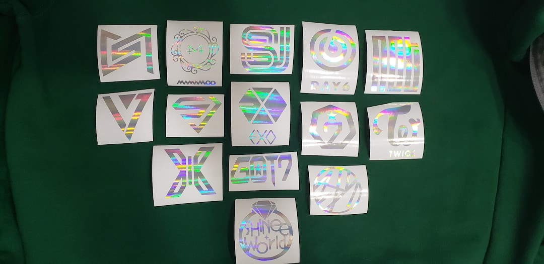 KPOP Logo Decals, K-pop Stickers - Etsy