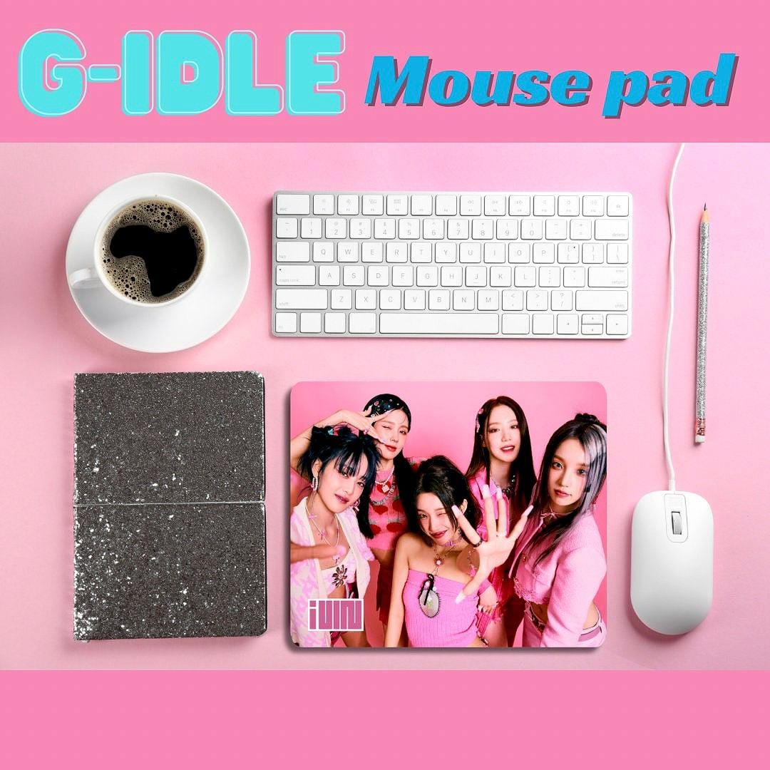 G-idle Cute Mouse Pad, K-pop Mouse Pad - Etsy
