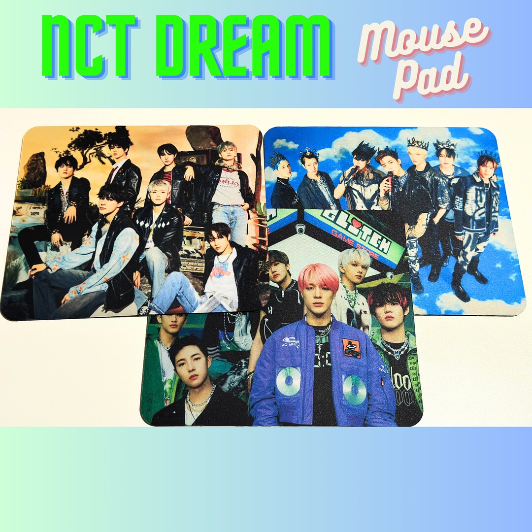 NCT Dream Mouse Pad, NCT Mouse Pad - Etsy
