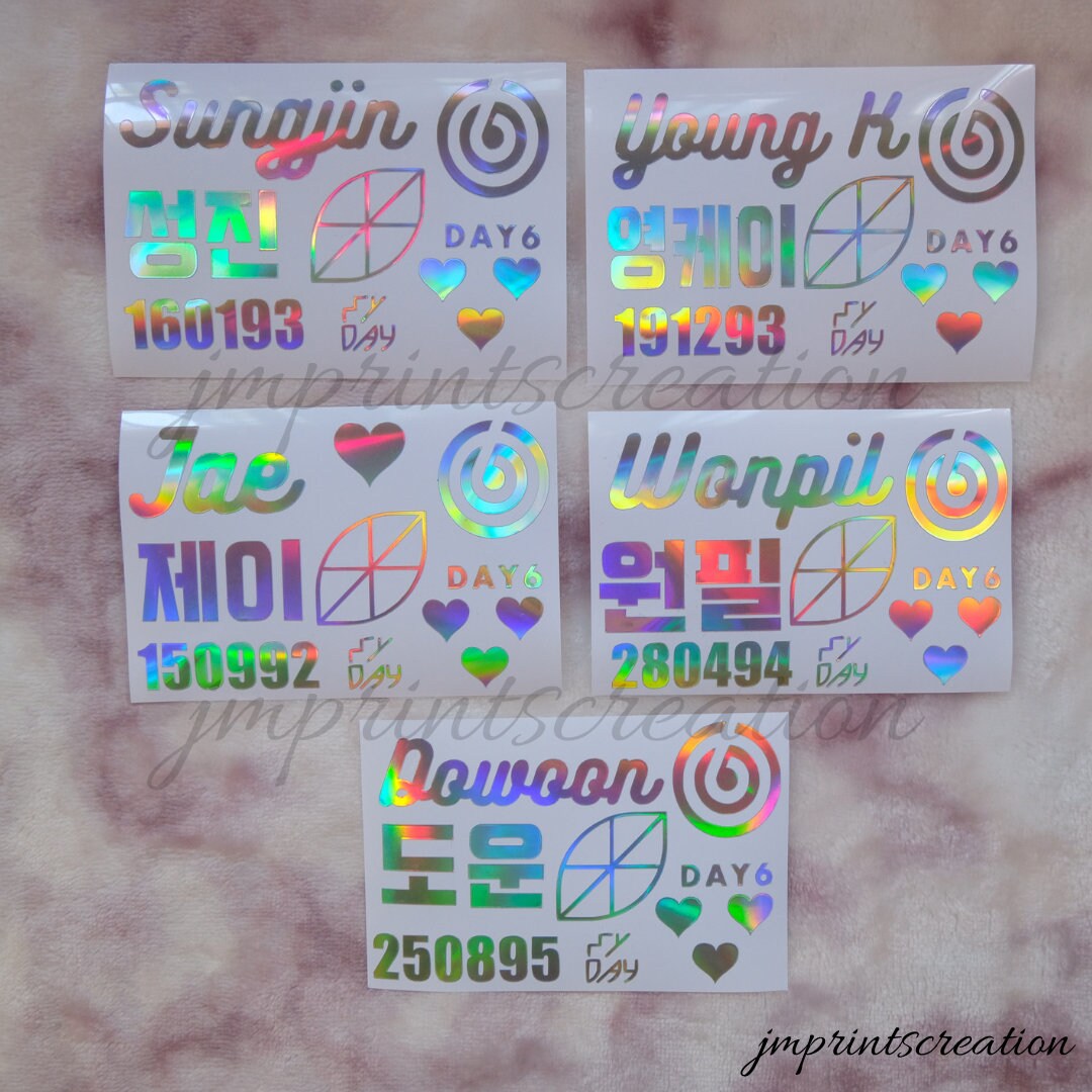 Day6 Lightstick Decal - Etsy