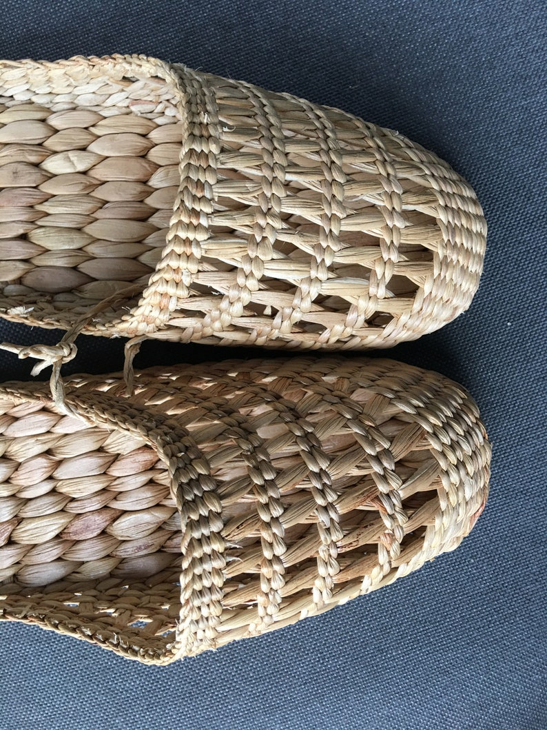 Slipper Handmade Slippers Weaving Slippers Grass Slippers - Etsy