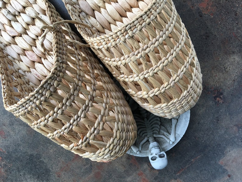 Slipper Handmade Slippers Weaving Slippers Grass Slippers - Etsy