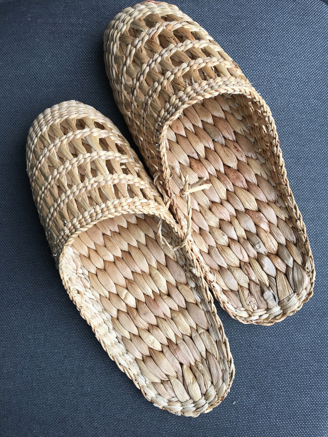 Slipper Handmade Slippers Weaving Slippers Grass Slippers | Etsy