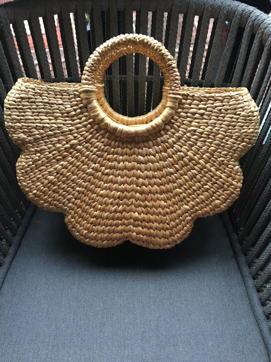 Unique Bag Flower Bag Multi-purpose Bag Straw Bag Handmade Bag Hand ...