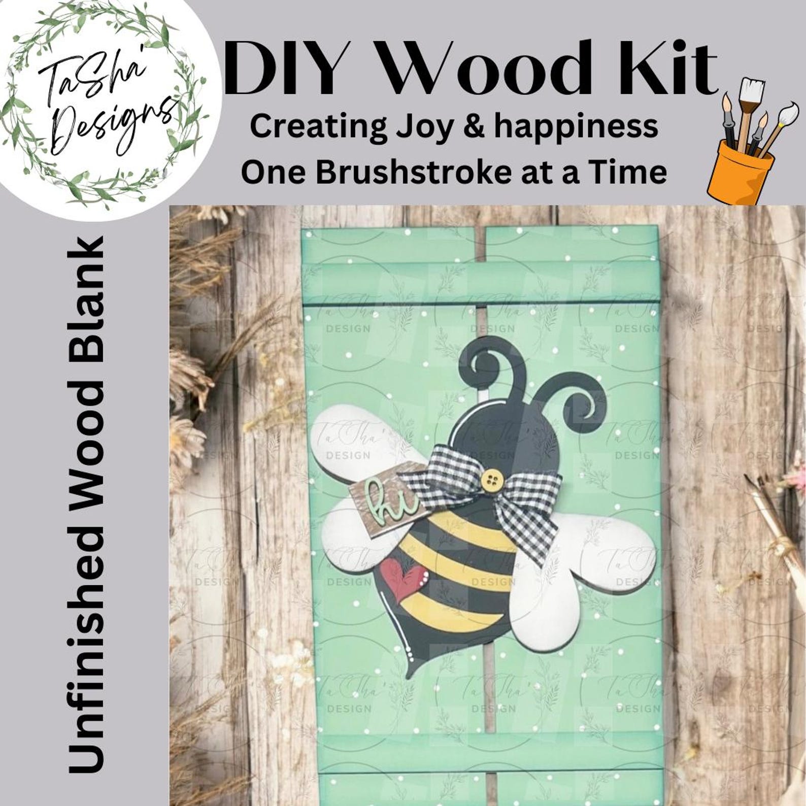 DIY Beehive Sign | Vertical Shiplap Sign | DIY Bee Wood Sign | Spring ...