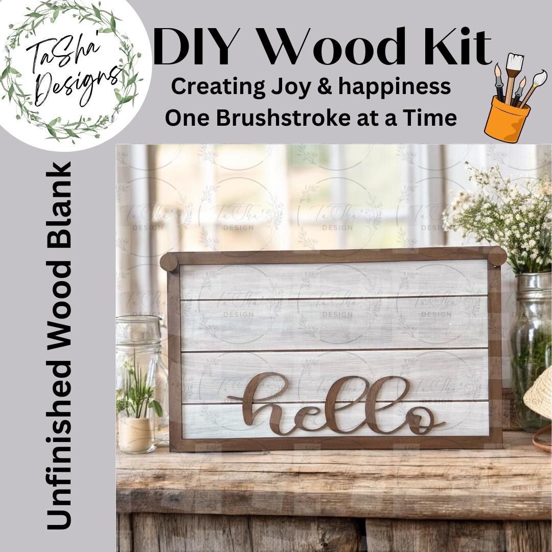DIY Hello Banner Sign Holder for Interchangeable Mini Banners I DIY ...
