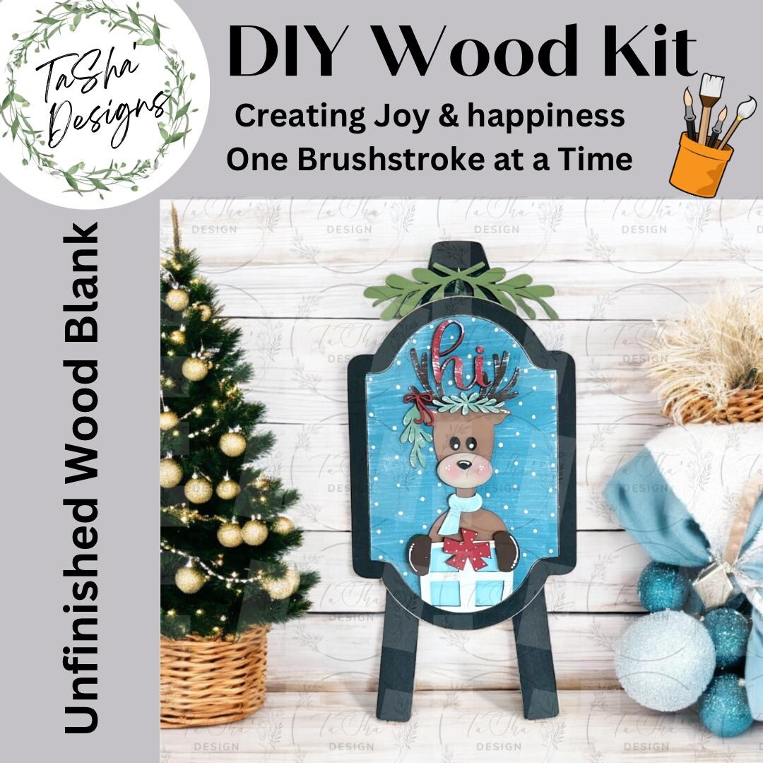 DIY Add-on for Interchangeable Easel/base | Christmas Deer ...