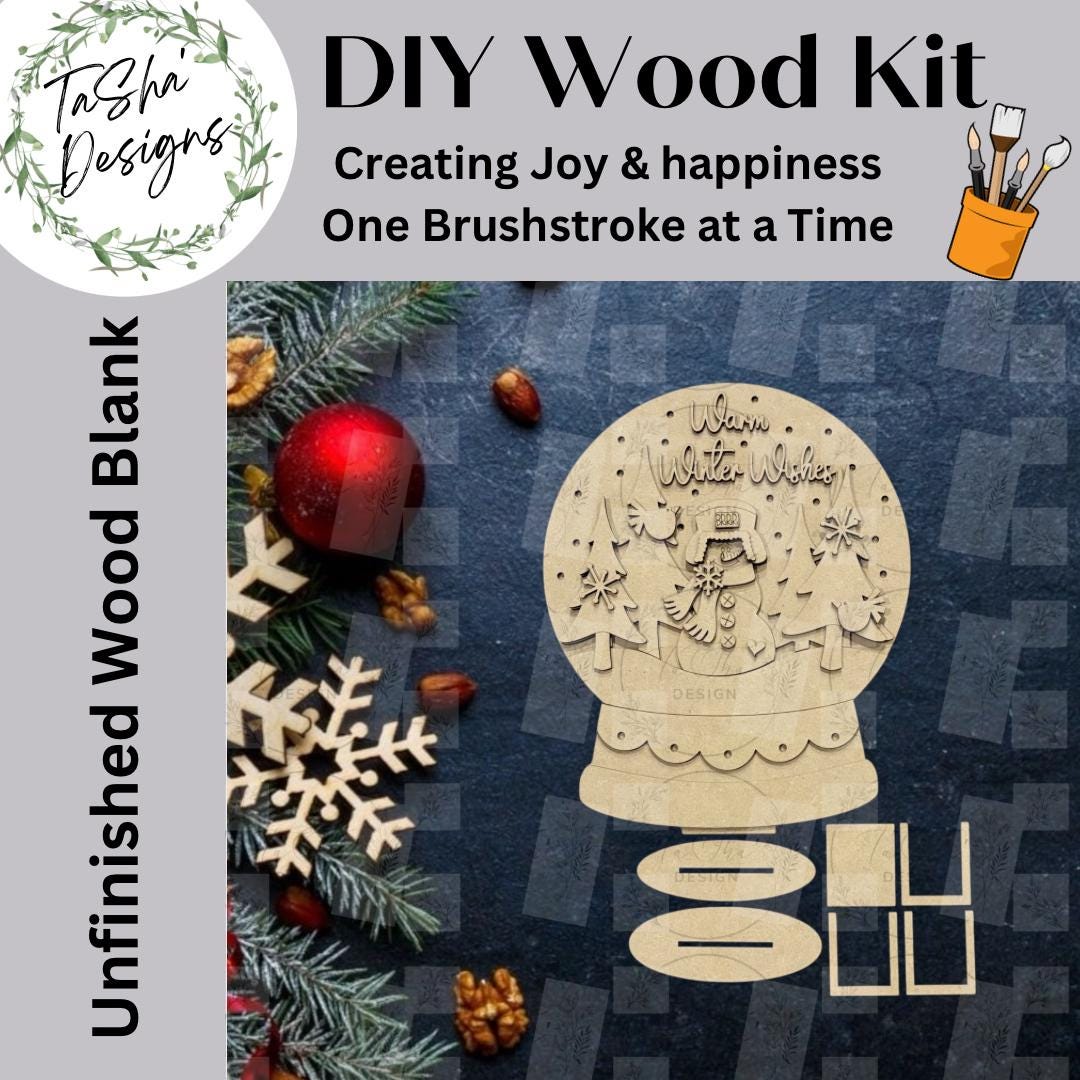 DIY | Floppy Hat Snowman Light up Snow Globe Shelf Sitter | Holiday ...