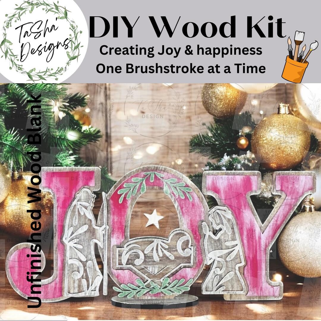 Nativity Scene, DIY Shelf Sitter, DIY Christmas, Nativity Set, Religious, Wood Kit, Craft Kit ...