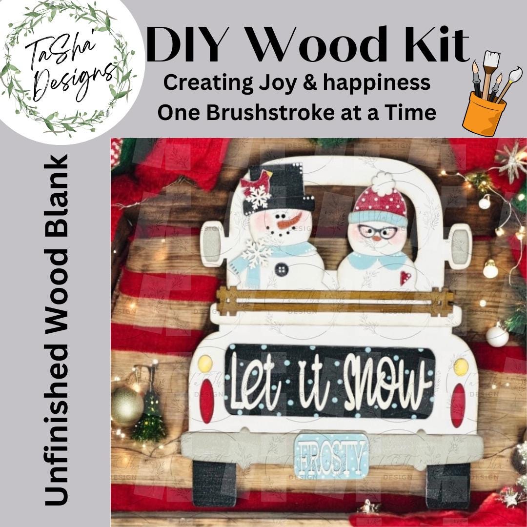DIY Add-on for Interchangeable Farmhouse Truck | Snowman Truck ...