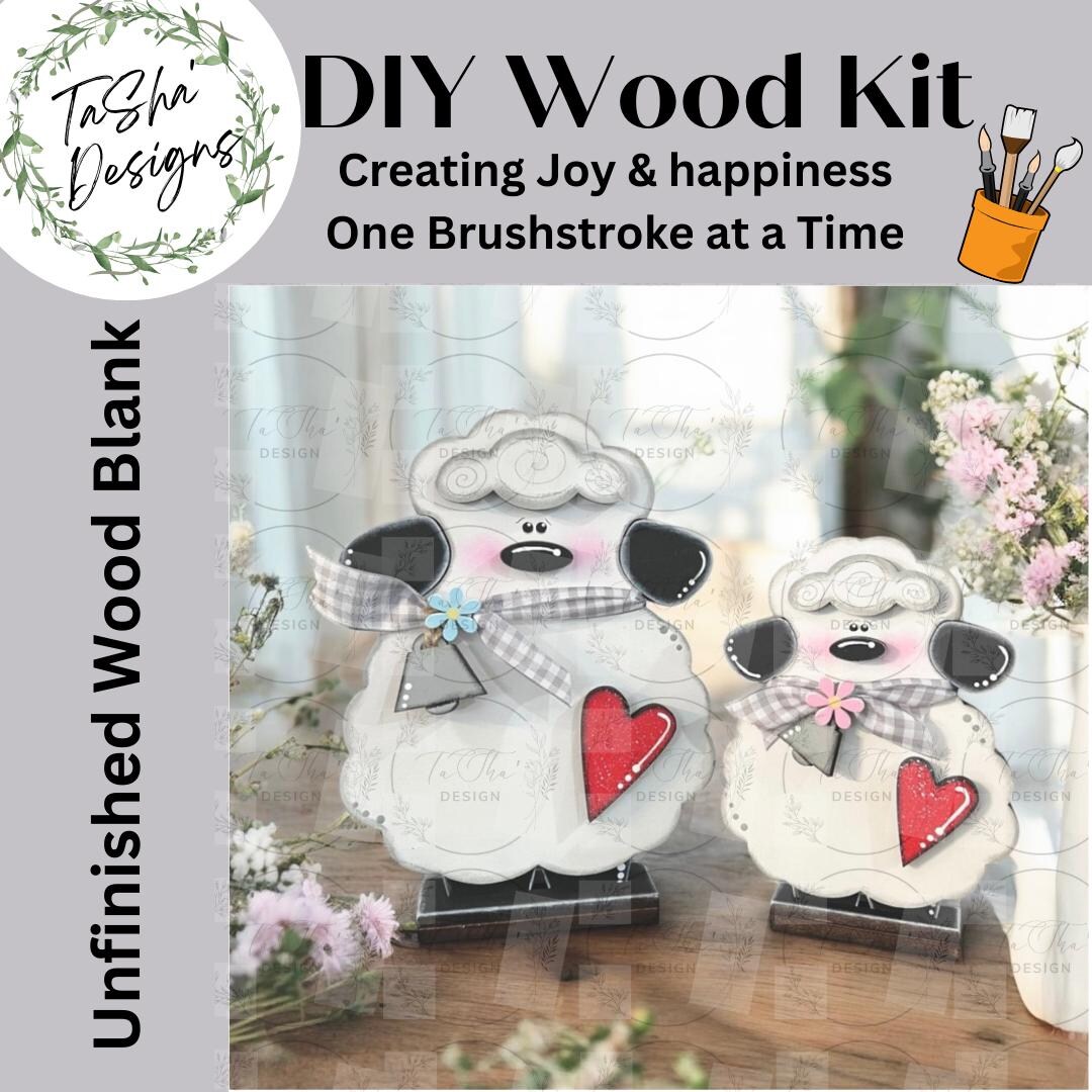 Easter Lamb Decor, DIY Shelf Sitter, DIY Easter, Lamb Craft, DIY Craft ...