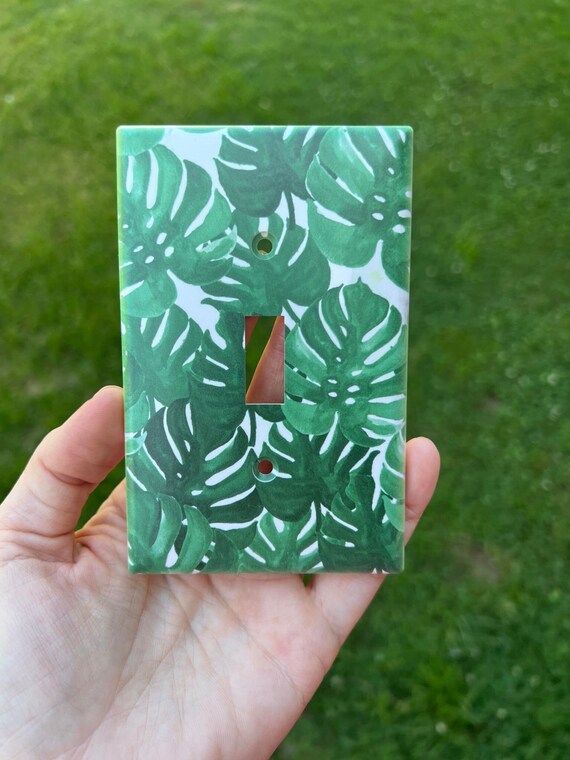 Monstera Light Switch Cover | Etsy