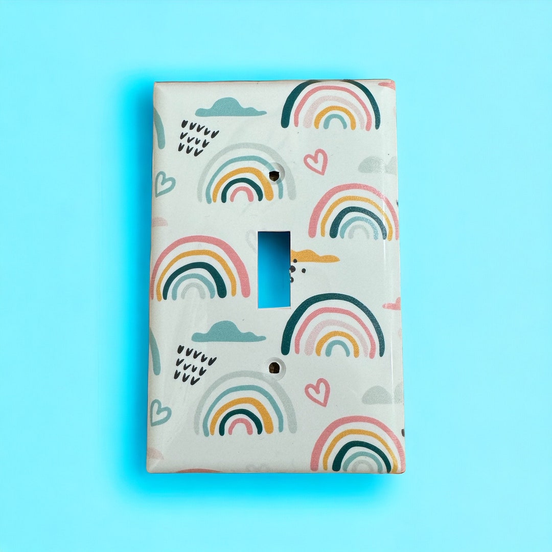 Rainbow Light Switch Cover - Etsy