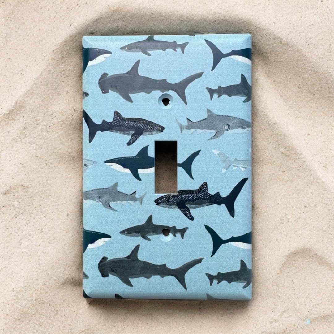 Shark Light Switch Cover - Etsy