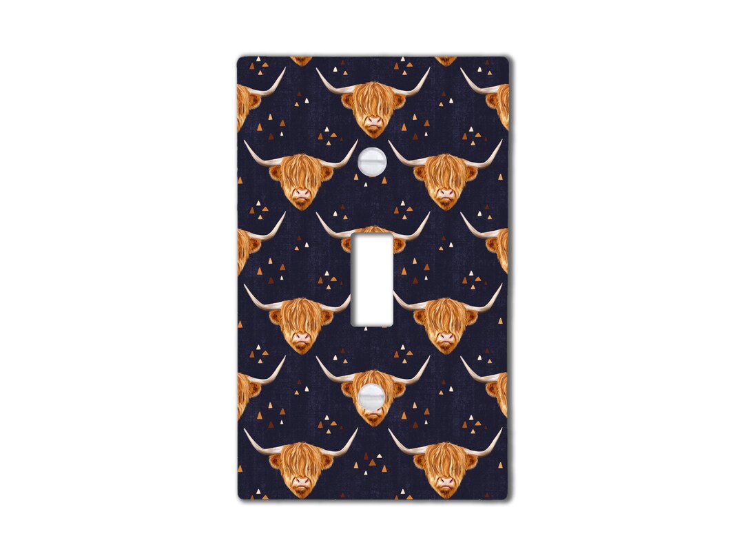 Highland Cow Light Switch Cover - Etsy