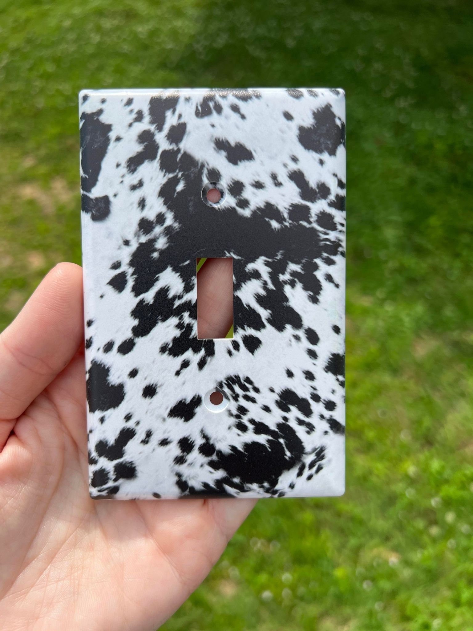 Cow Bronze Light Switch