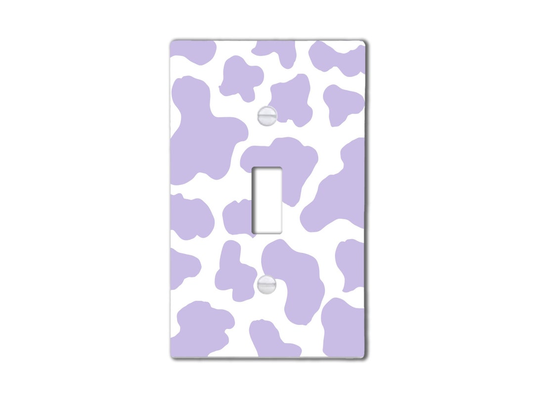 Purple Cow Light Switch Cover - Etsy