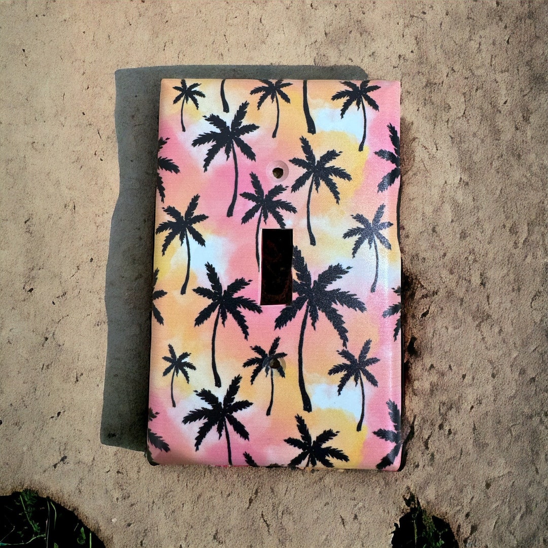 Palm Tree Light Switch Cover - Etsy