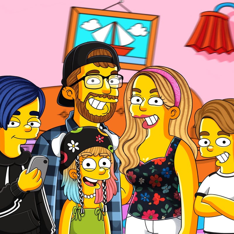 Simpsons Portrait - Etsy