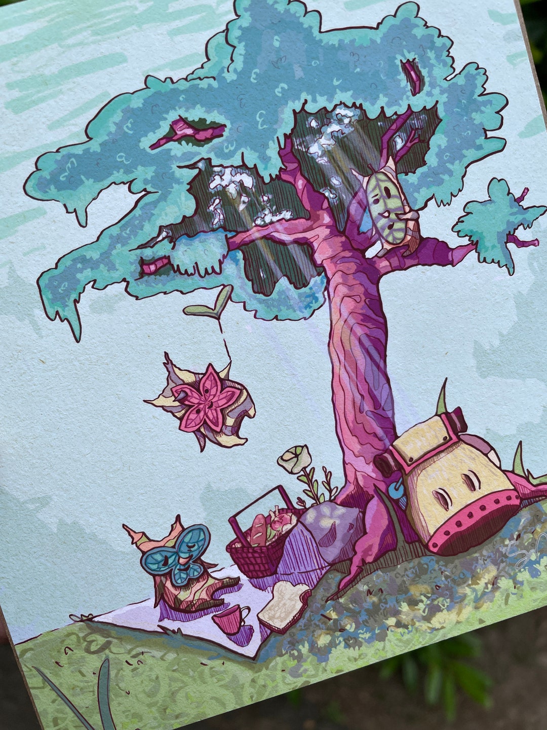 Korok Picnic Print - Etsy