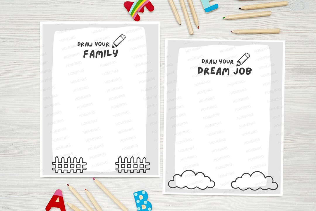 Drawing Kids Worksheet, School Activity, Home Learning, School Fun ...