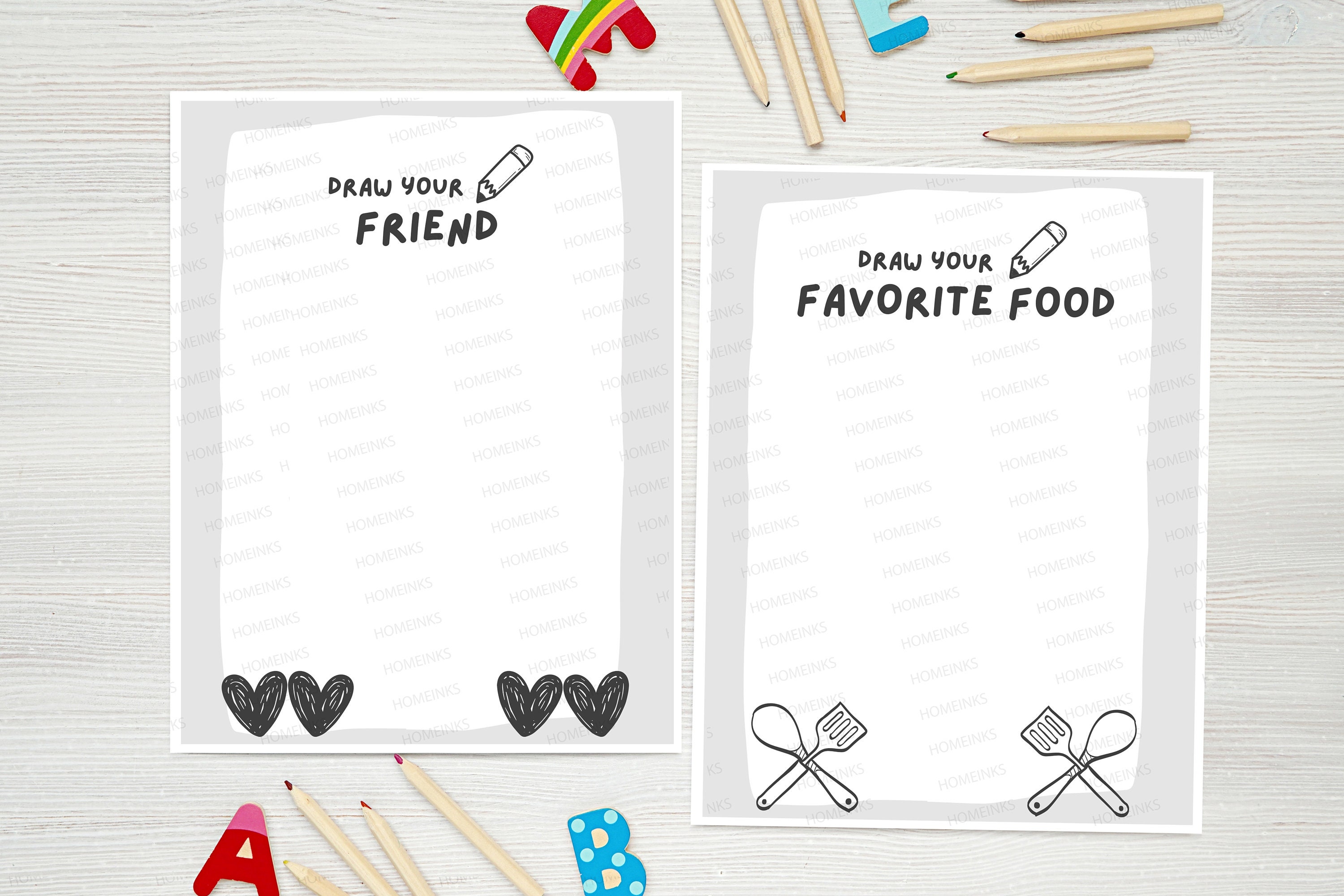 Drawing Kids Worksheet, School Activity, Home Learning, School Fun ...
