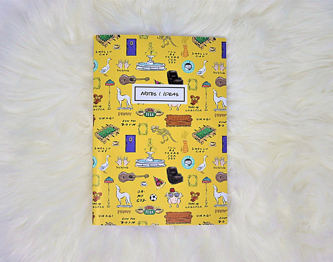 Friends Themed Notebook / Friends TV Show Inspired Notebook / - Etsy UK