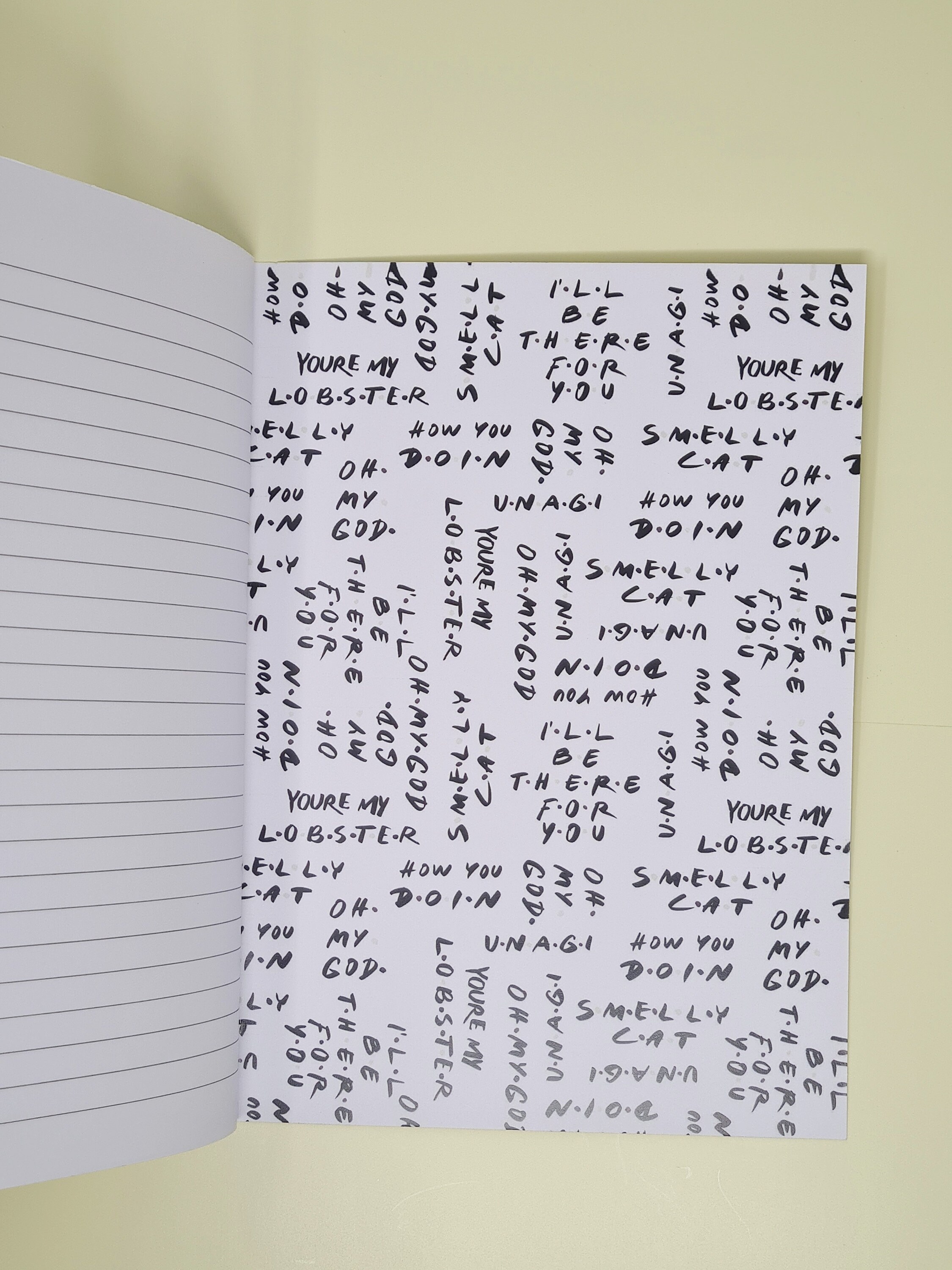 Friends Themed Notebook / Friends TV Show Inspired Notebook / Friends ...