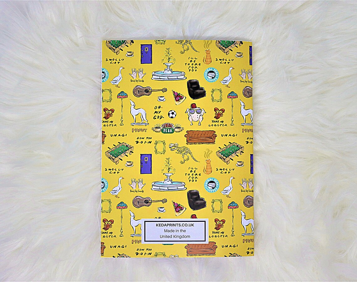 Friends Themed Notebook / Friends TV Show Inspired Notebook / - Etsy UK