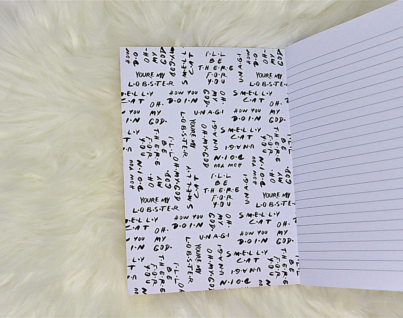 Friends Themed Notebook / Friends TV Show Inspired Notebook / Friends ...