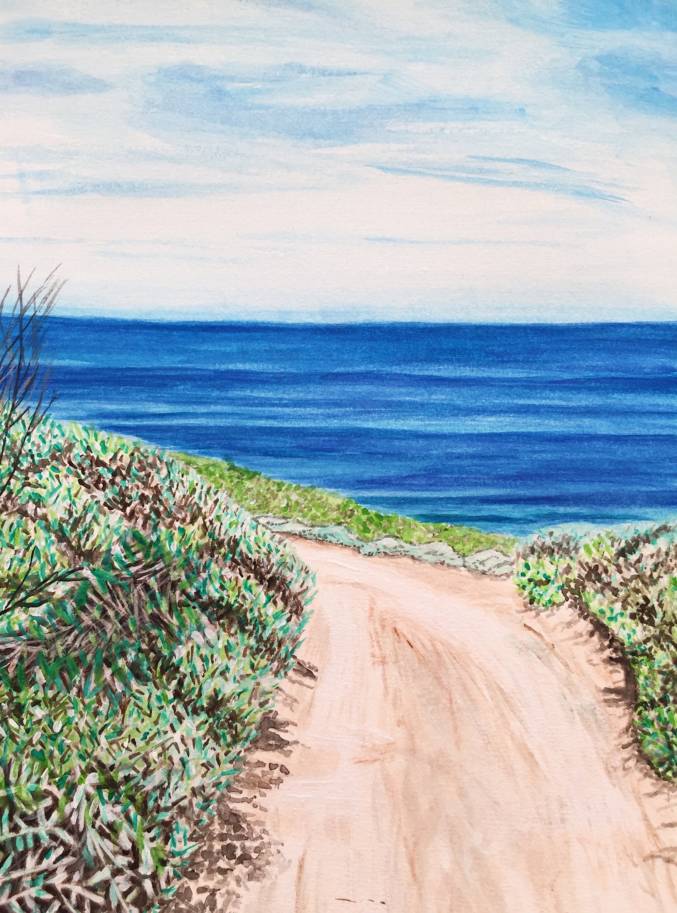 Beach Track, Three Bears Yallingup Coast, Western Australia, Hand ...