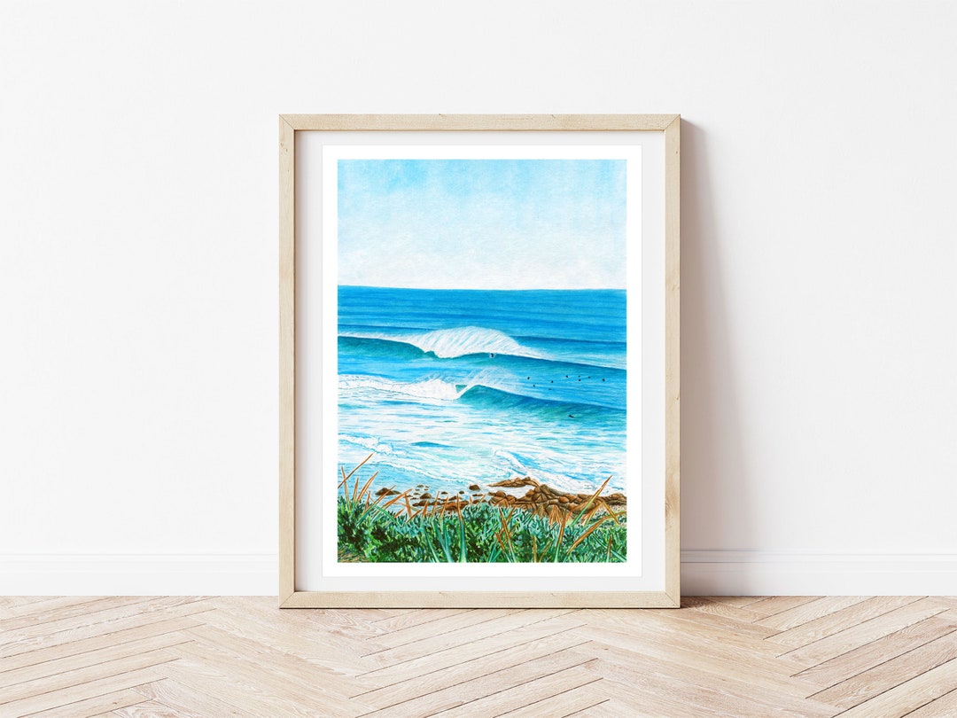 Three Bears Yallingup Print, Western Australia, Ocean Art, Watercolour ...