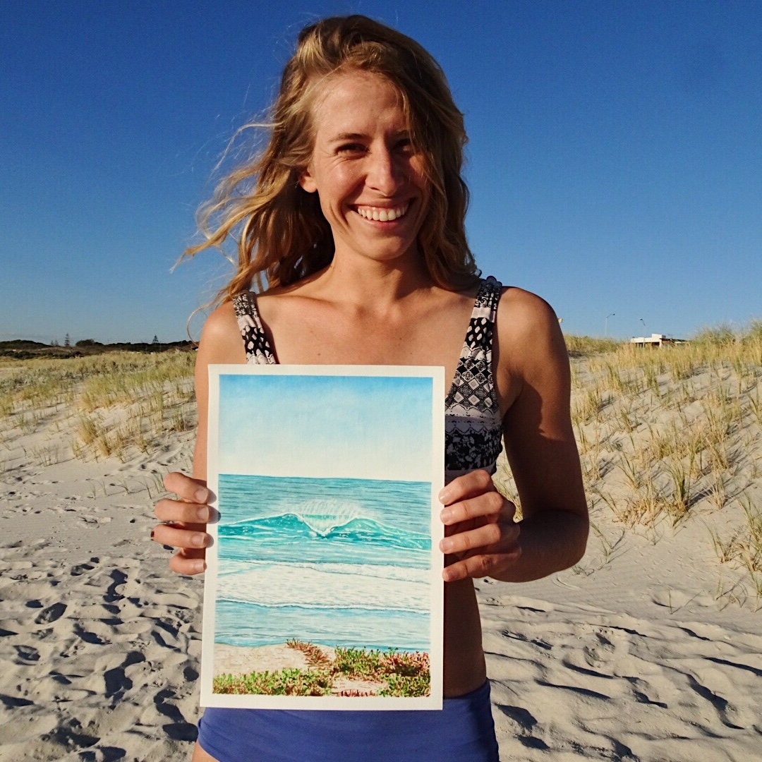 Rottnest Island Painting, Original Art, Perth Western Australia, Ocean ...