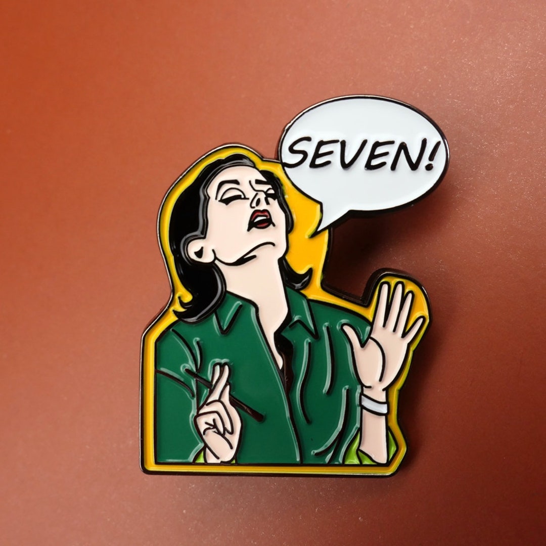 Monica SEVEN pin de esmalte Friends tv show regalo para - Etsy España