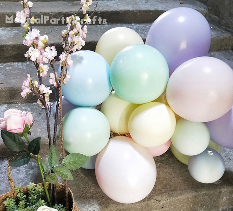12inch Macaron Balloons Candy-colored Latex Balloon for - Etsy